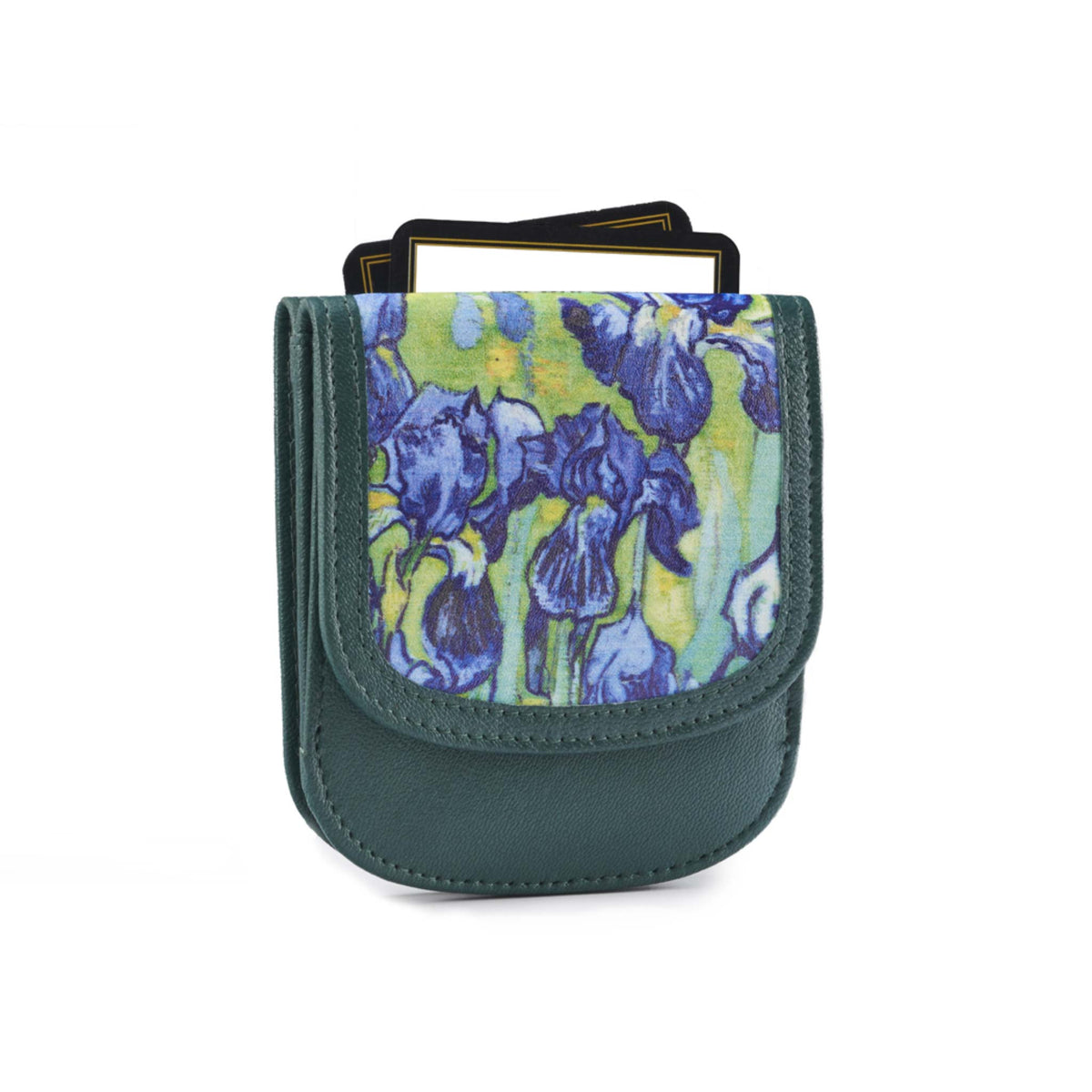 Van Gogh "Irises" Taxi Wallet - Compact, leather wallet – Alicia Klein ...